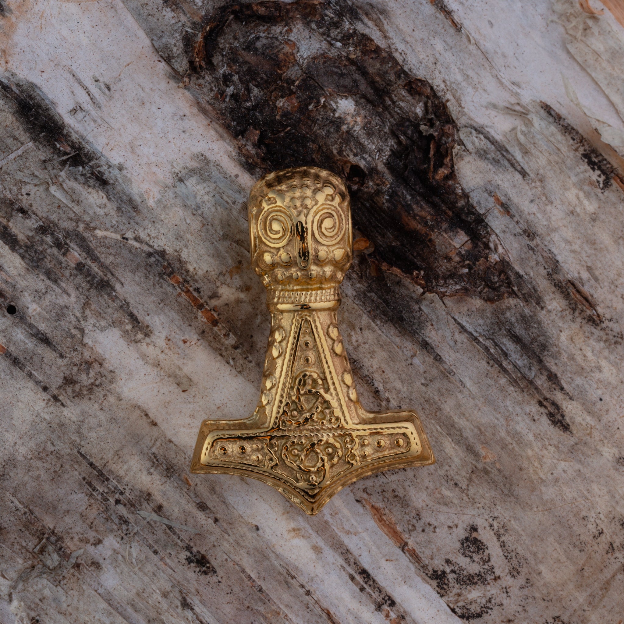 Oland Thor's Hammer, Gold Plated – Grimfrost Intl